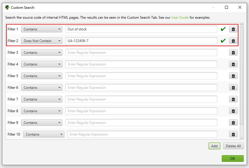 SEO Spider Configuration | Screaming Frog