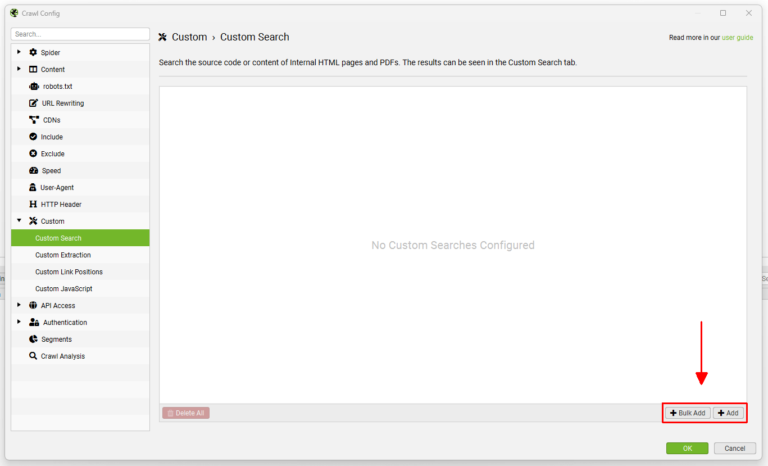How To Search For Words Across A Website With Custom Search - Screaming ...