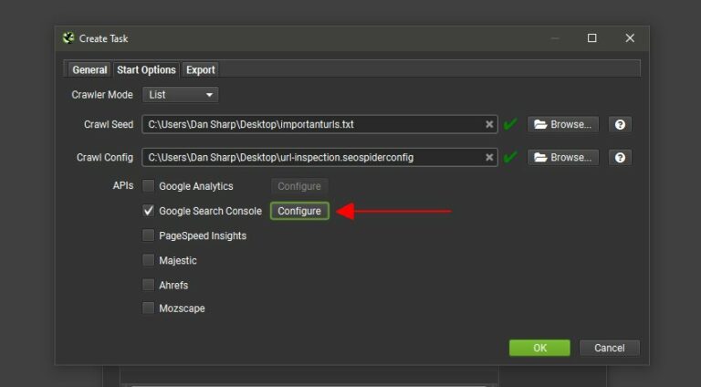 How To Automate The URL Inspection API - Screaming Frog