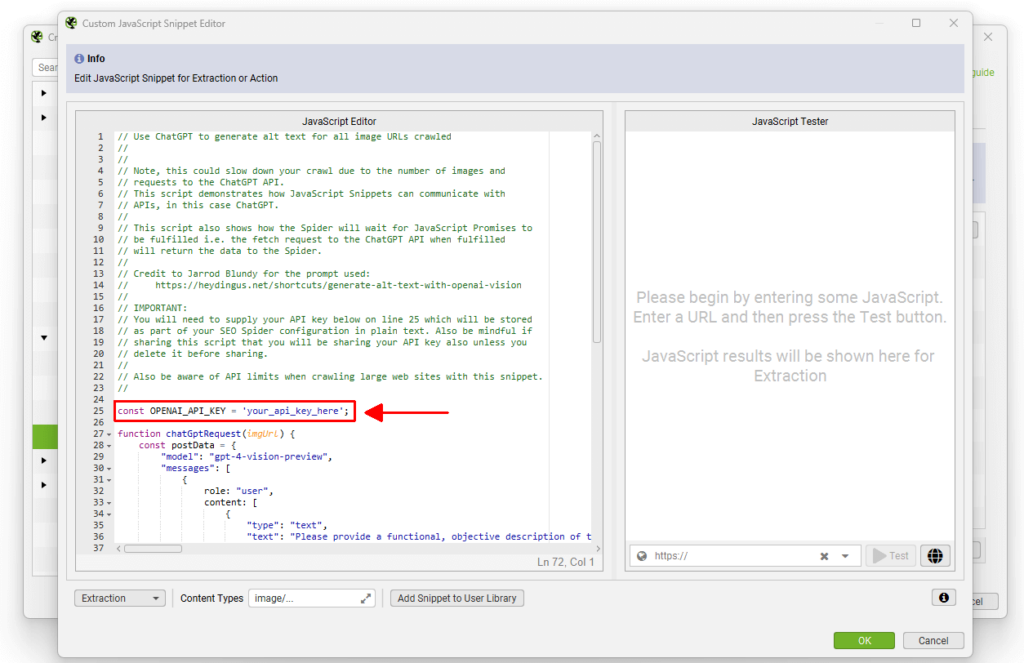 How to Crawl with ChatGPT - Screaming Frog
