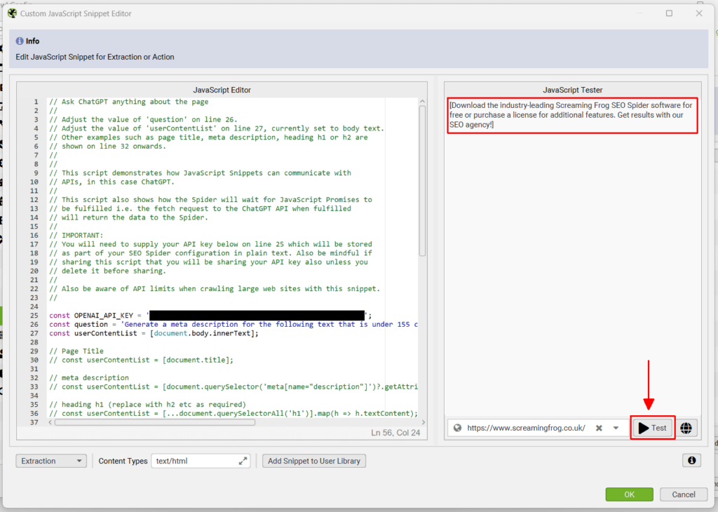 How to Crawl with ChatGPT - Screaming Frog
